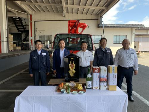 岩田商会「IC-50B-15L」コンクリートポンプ車が本社でお披露目されました - トピックス - 株式会社ヤマコン - 山形県山形市の ...